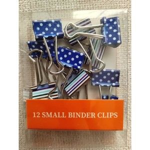 CVS | Office | Cvs 2 Small Binder Clips Blue Unique Design School ...